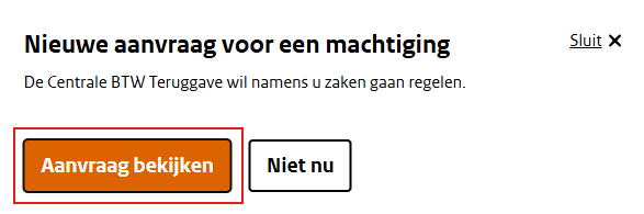 Machtiging aanvragen KOR | De Centrale