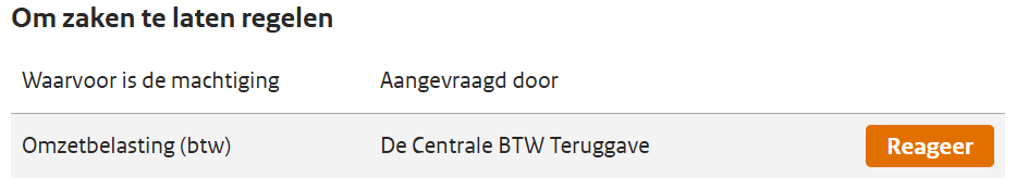 Machtiging aanvragen KOR | De Centrale
